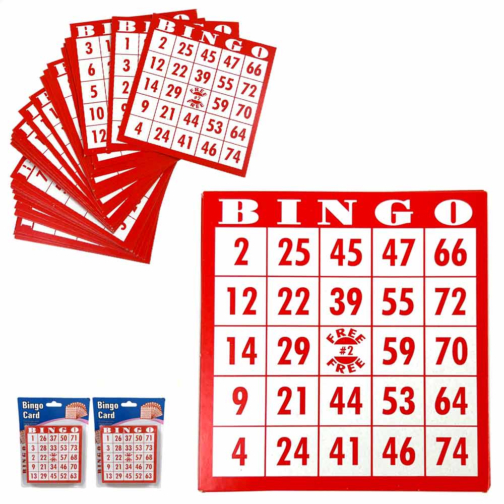 2 Packs Reusable Bingo Cards 70 Sheets Family Fun Bingo Game Unique Nu ...