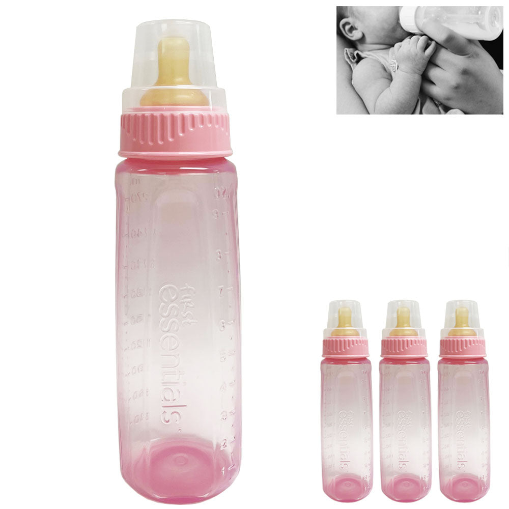 3PCS Nuk Baby Bottle BPA Free First Essentials 9Oz Leak Proof Vented N ...