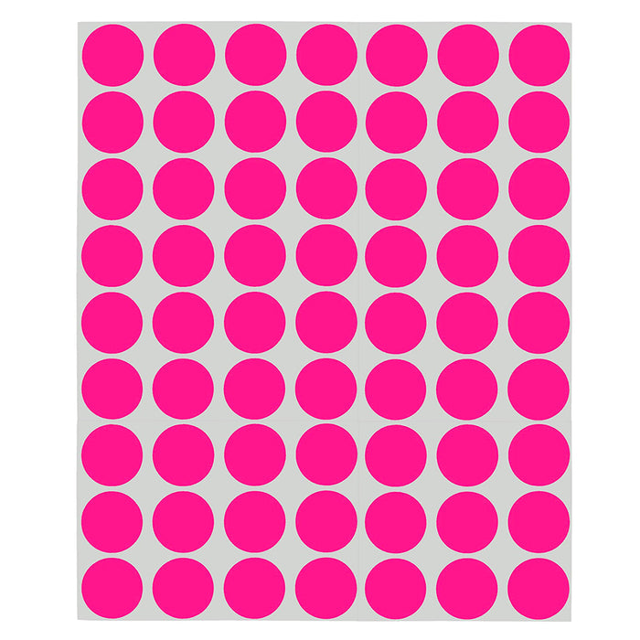 1008 Pack Circle Dot Stickers 1 Inch Round Labels Bright Neon Colors C ...