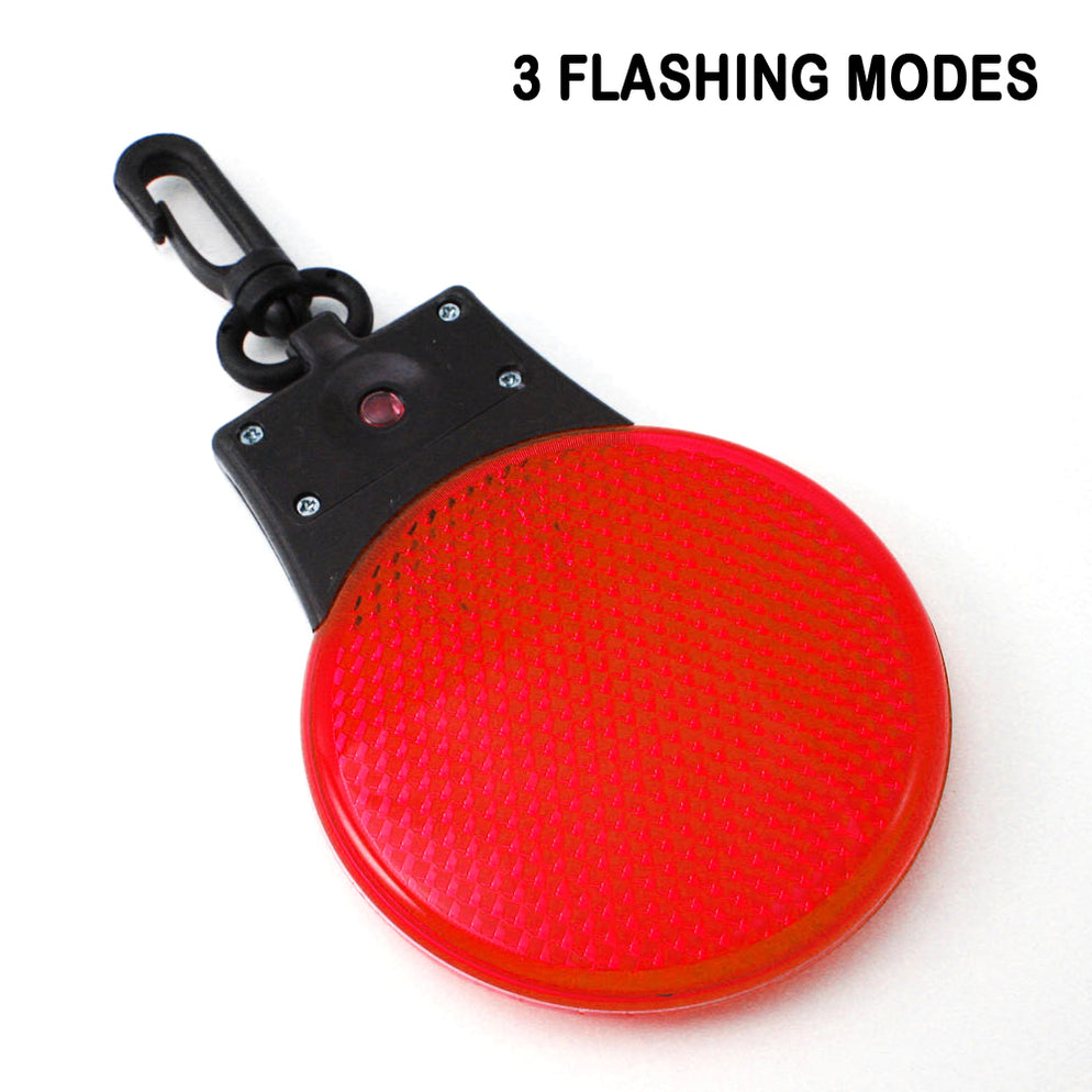 3 Safety Light Keychains Runner Dogs Night Walk 3 Flash Modes Batterie ...