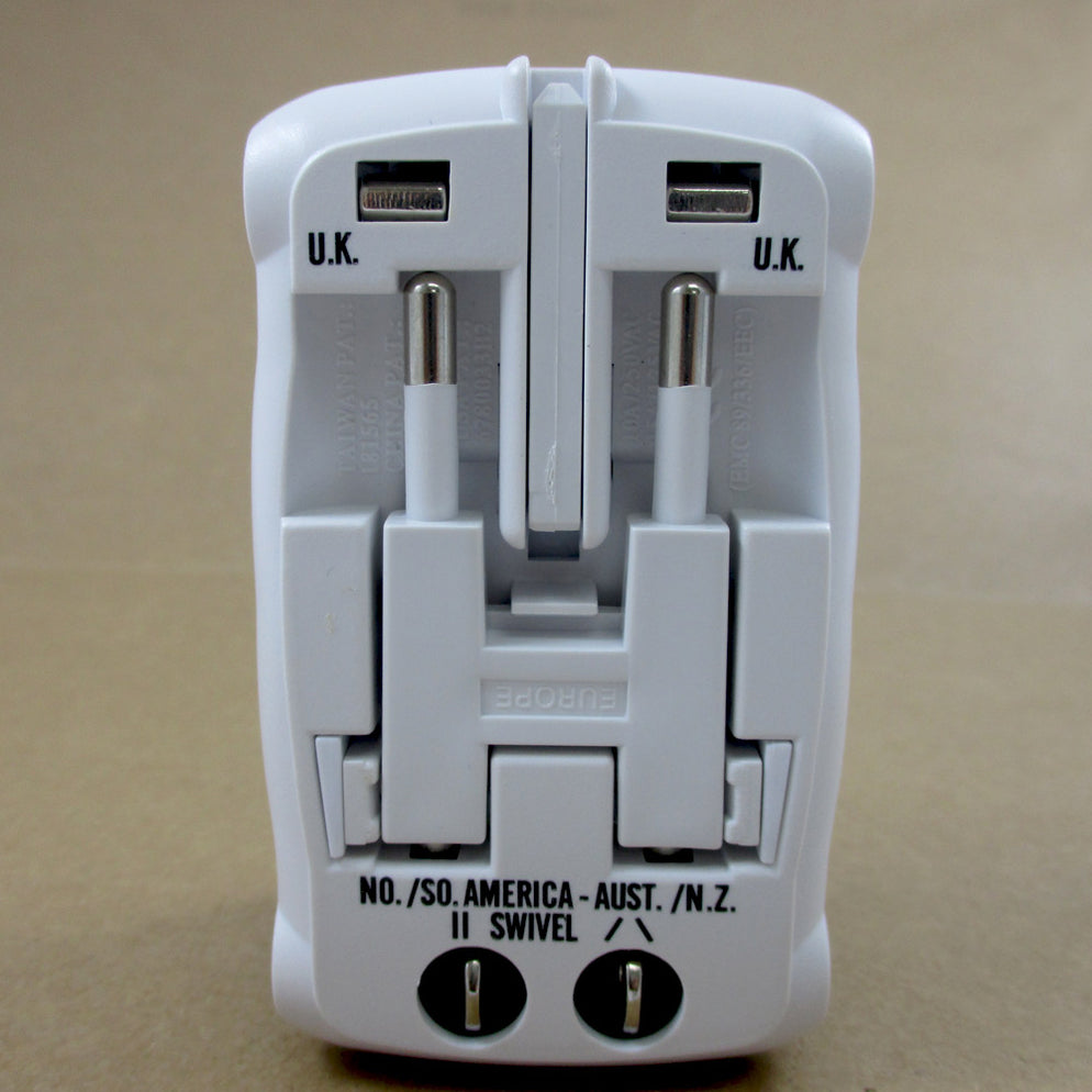 Universal All In One Adapter Plug Surge Protector International Travel ...