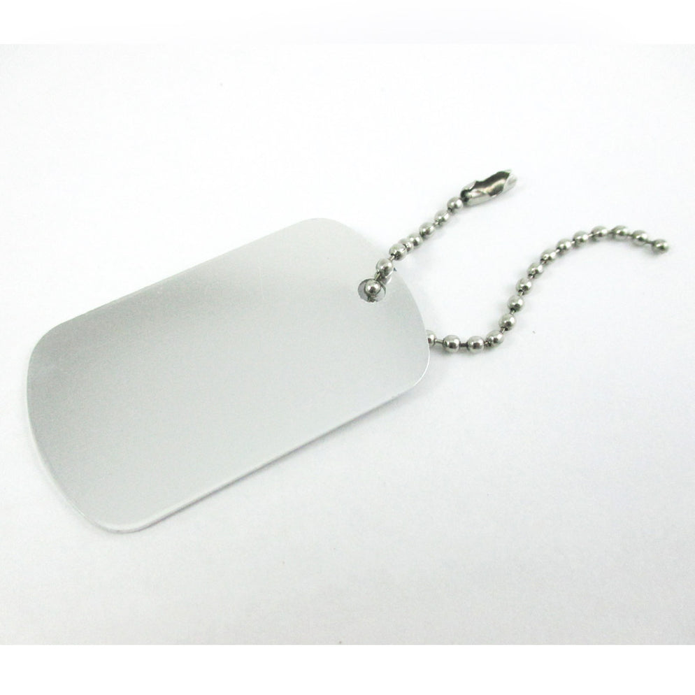 48 Military GI Dog Tags Anodized Aluminum Engravable Blanks Wholesale ...