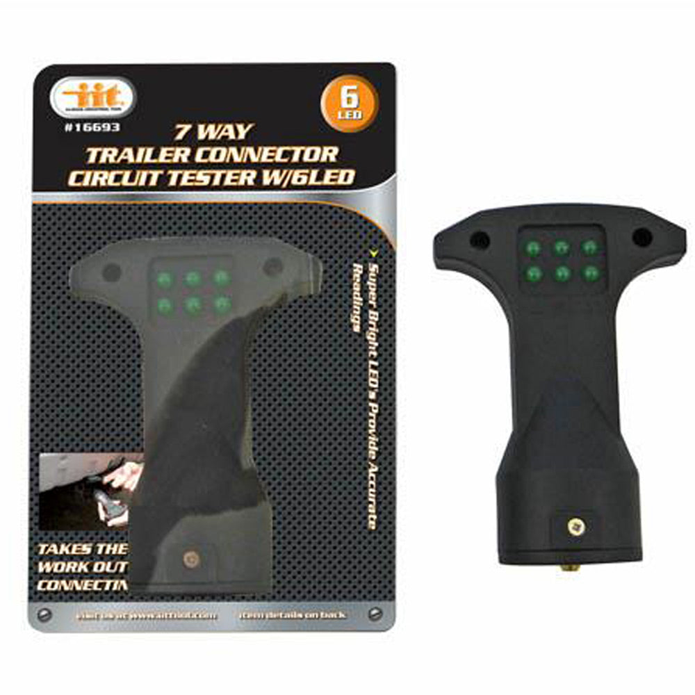 7 Way Circuit 4 Pin Tester Wireless 6 Function LED Light Indicator Rou ...