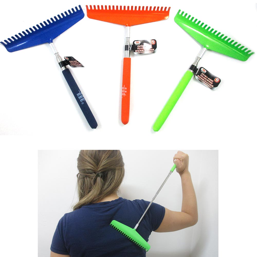 Wide Telescoping Back Scratcher Extendable Metal Telescopic Massager E ...