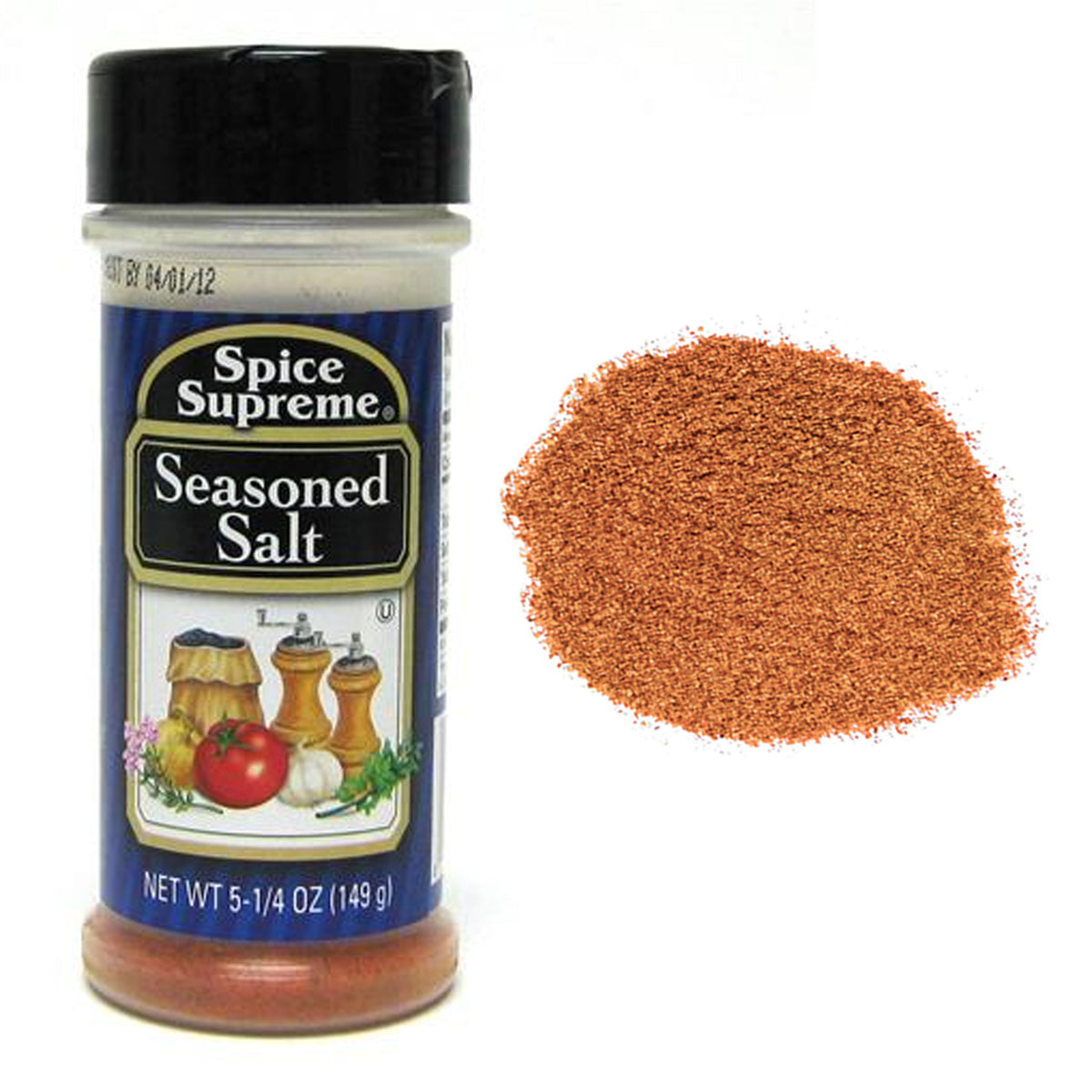 Spice Supreme Seasoned Salt All Food Seasoning Cook Gourmet Flavor Gri ...