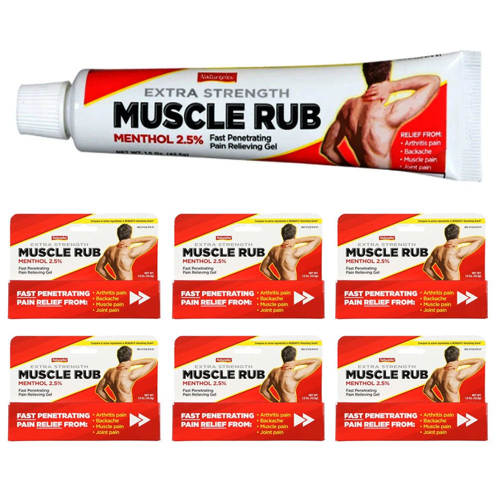 6 X Muscle Rub Topical Pain Relieving Cream Joint Menthol Sprain Analg ...