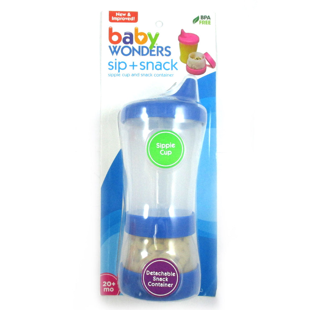 Sippy Cup Snack Container Sippie Toddler Drinking No-Spill Cereal Comp ...