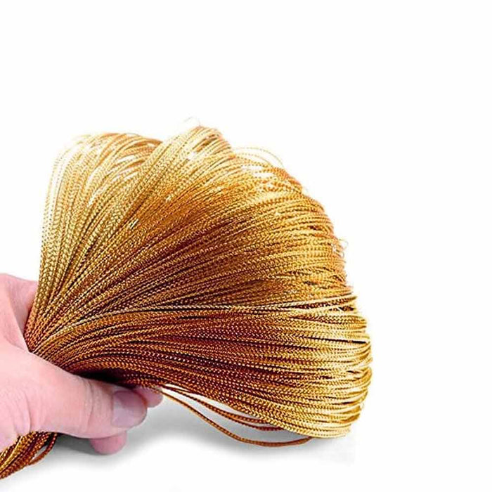 12 PC Metallic Craft Cords Thread Gift Wrapping String Tag Hanging DIY ...