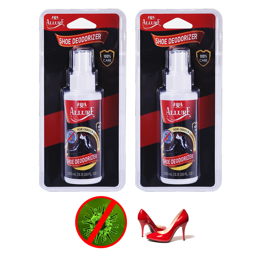 2 Pack Odor Eliminator Shoe Deodorizer Spray Socks Boots Freshener Sme ...
