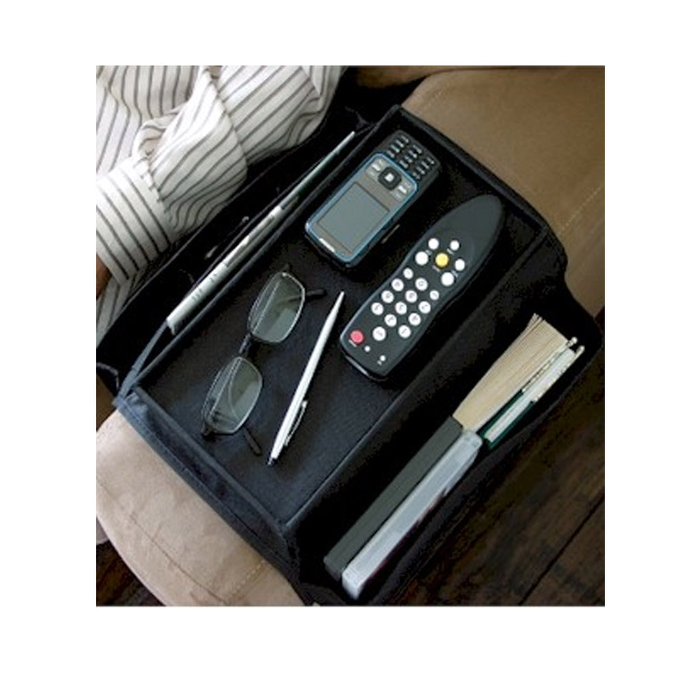 Sofa Arm Rest Organizer 5 Pocket Caddy Couch Tray Remote Control Holde ...