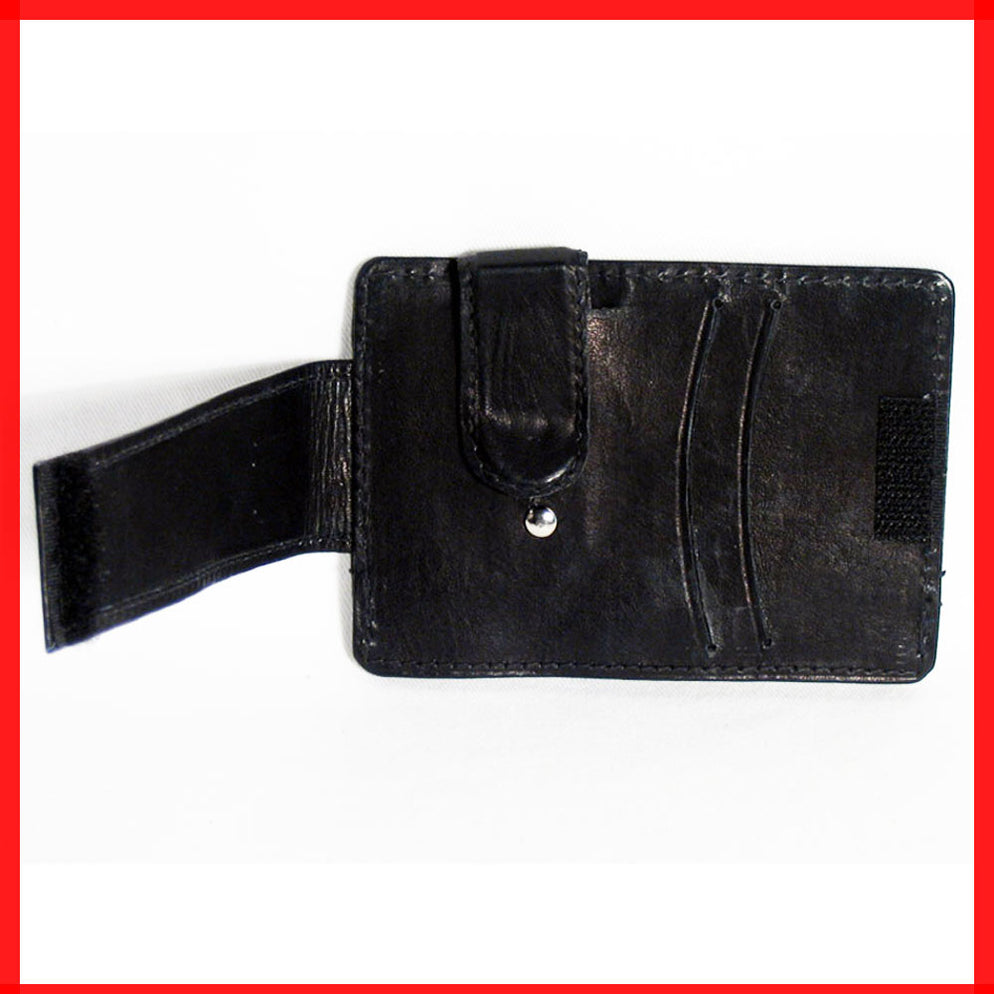 Genuine Leather Money Clip Wallet Belt Slim Double Sided Credit Card I ...