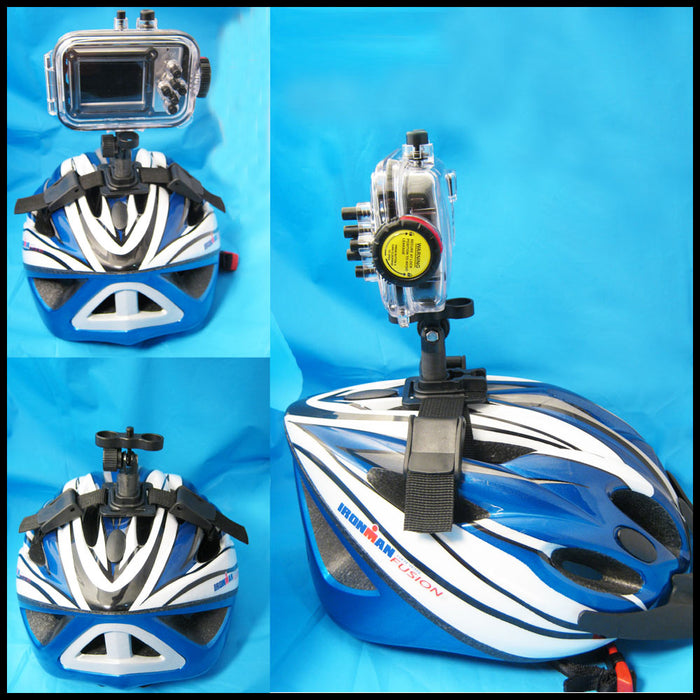 Intova Helmet Camera Mount Black Holder Atv Bicycle Boat Sport Mountin ...