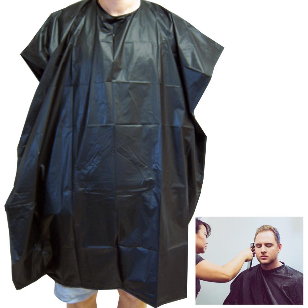 Vinyl Barber Cape Waterproof Pro Salon Hair Cutting Hairdresser Haircu ...