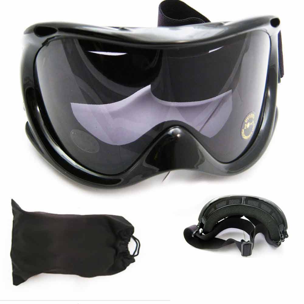Black Ski Snow Goggles Snowboard Glasses Skiing Sports Adult Man Woman ...