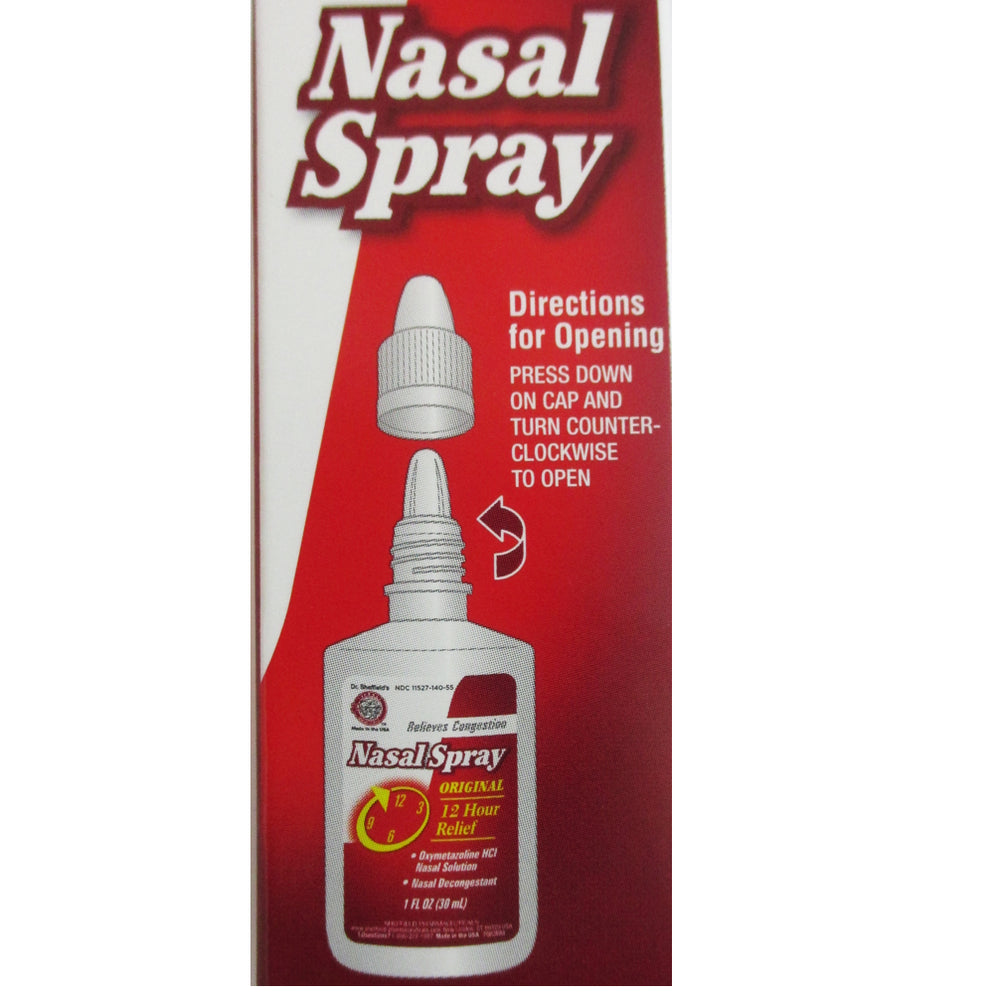 6 Pc Original Nasal Spray 12 Hour Relief Allergy Sinus Max Strength De ...