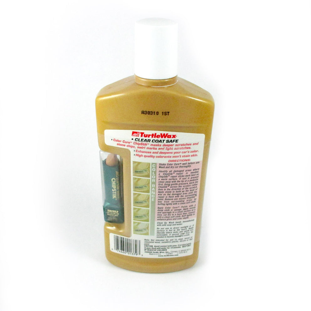 Turtle Wax Color Cure Car Polish ChipStik Gold Scratch Seal Detail 16 ...