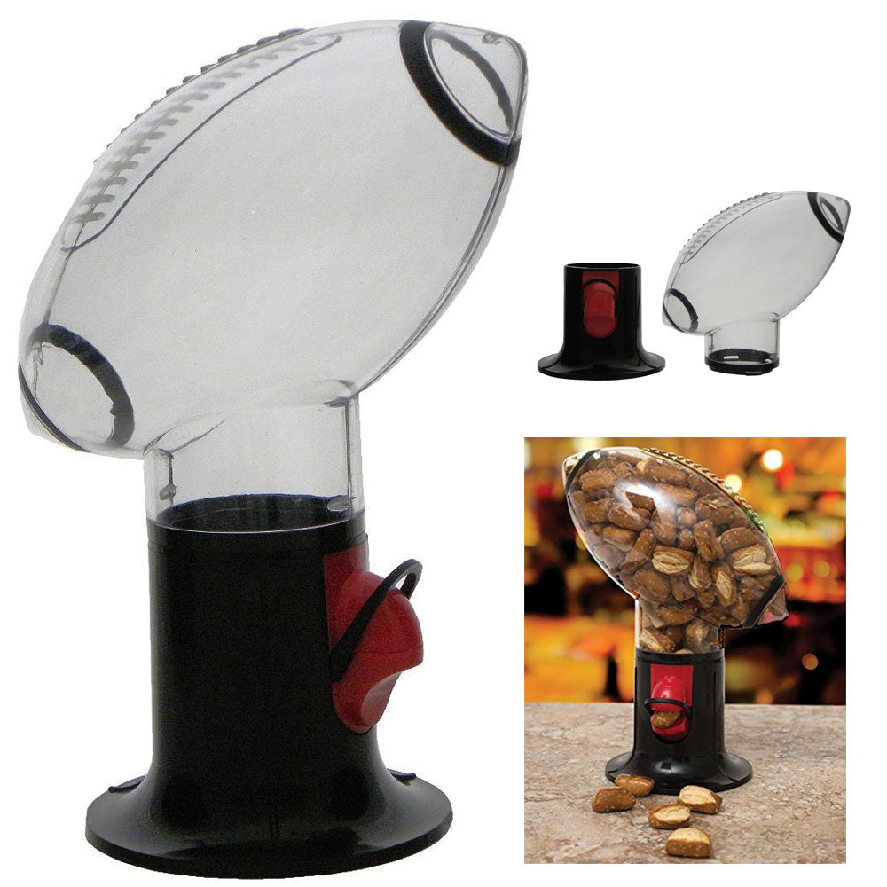 1 Football Snack Dispenser Peanut Gumball Candy Game Room Decor Man Ca ...