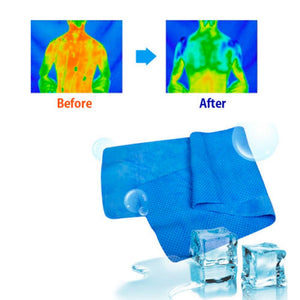 1 Instant Cooling Towel Hyper Evaporative Neck Body Head Sweat Cloth C ...