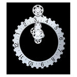 Kikkerland Big Wheel Wall Clock Steampunk Industrial Time Keeper Gear ...