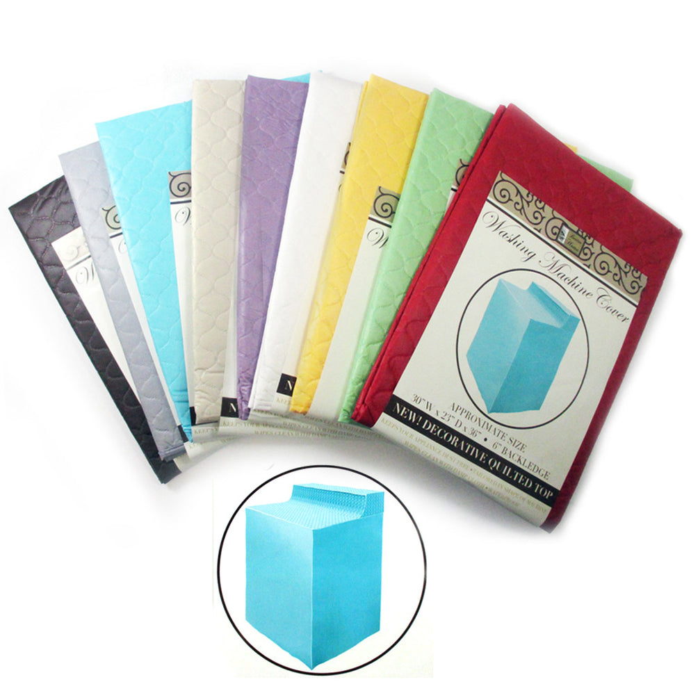 Vinyl Waterproof Cover Protective Quilted Washing Machine Dryer Dust T ...