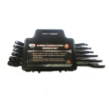 6 Pc Wrench Set Jumbo Combination Huge Large Metric Big Tools Heavy Du ...