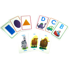 8 Early Learning Flash Cards English Spanish Math Colors Shapes Alphab ...