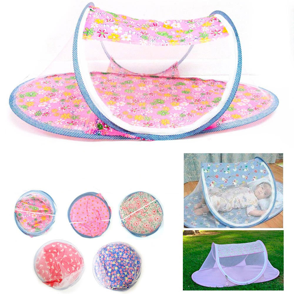 1 Portable Foldable Baby Mosquito Tent Travel Infant Bed Net Instant C ...