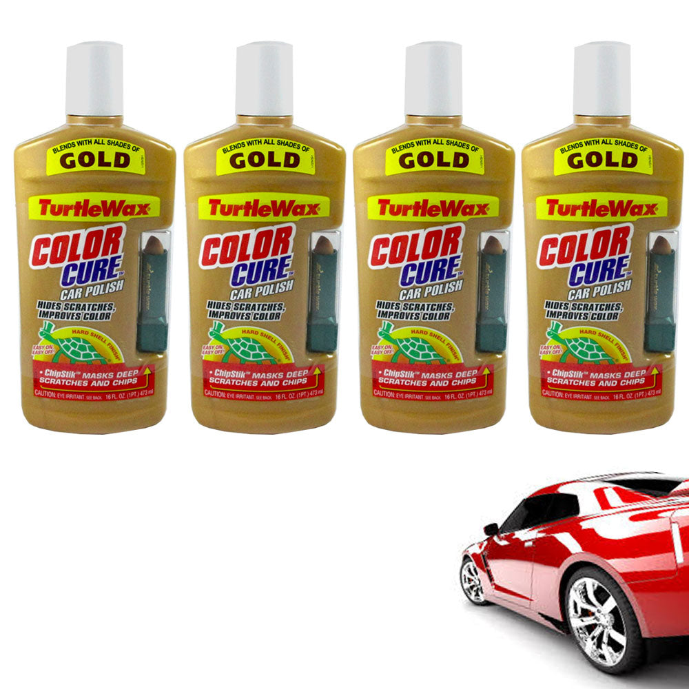 4 X Turtle Wax Color Magic Gold Car Polish Chipstick Scratches Detail ...