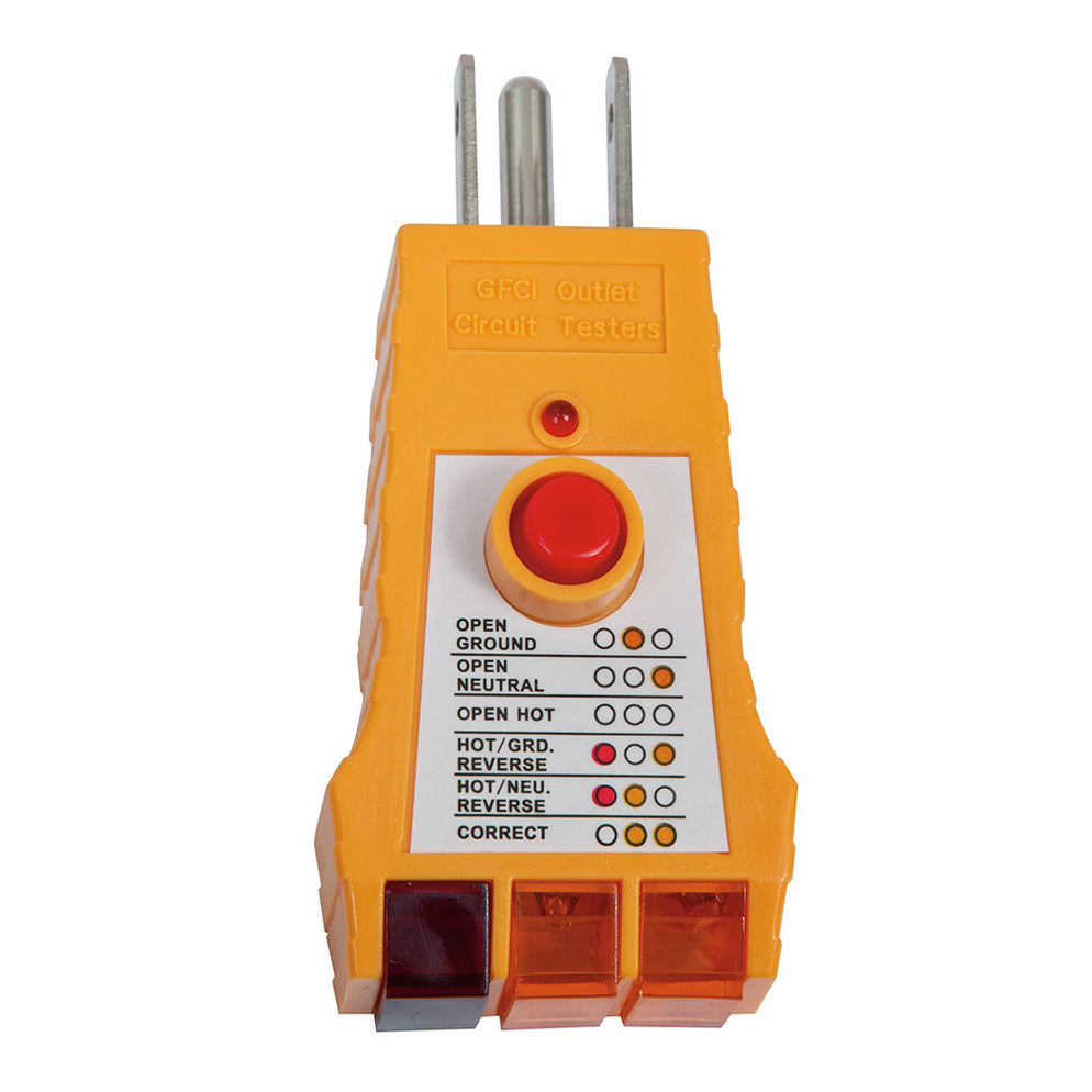 10 GFI Electrical Outlet Plug GFCI Receptacle Circuit Tester AC 3 Pron ...