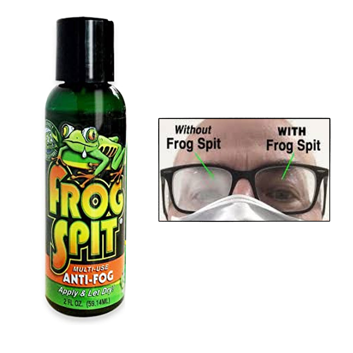 1 Frog Spit Anti-Fog Solution Glasses Swim Snow Boarding Goggle Mask 2 ...