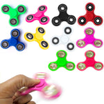 3 Pc Fidget Spinners Gyro Tri-Spinner Toy Metal Ball EDC Hand Finger F ...