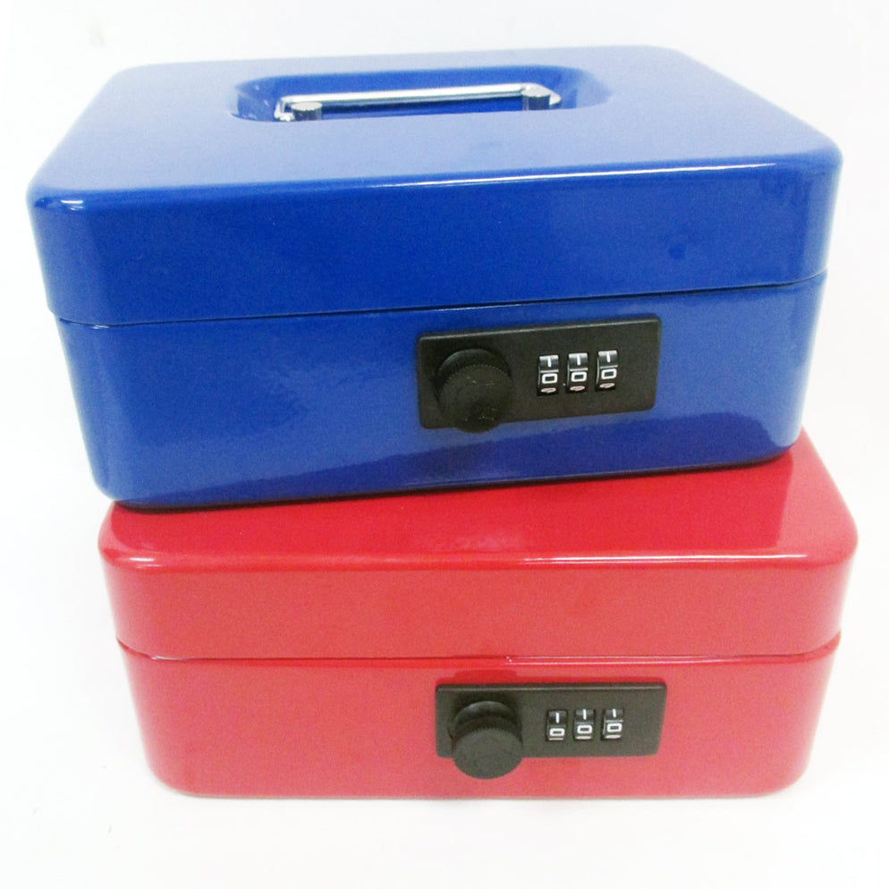 Metal Cash Box Security Safe Combination Lock Case Small Gun Jewelry M ...