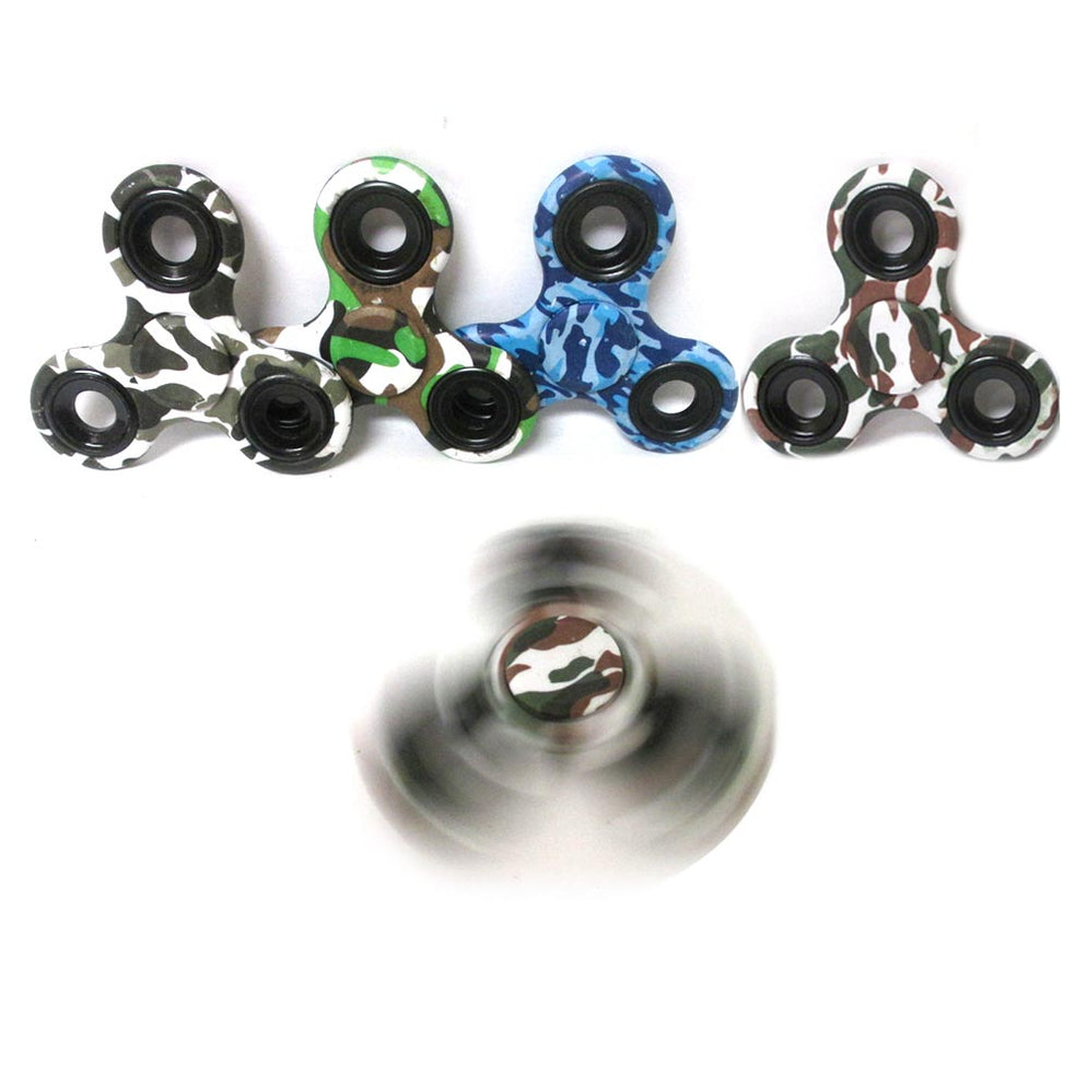 12 Gyro Camo Tri-Spinner Fidget Toy Camouflage EDC Finger Spin Desk Fo ...
