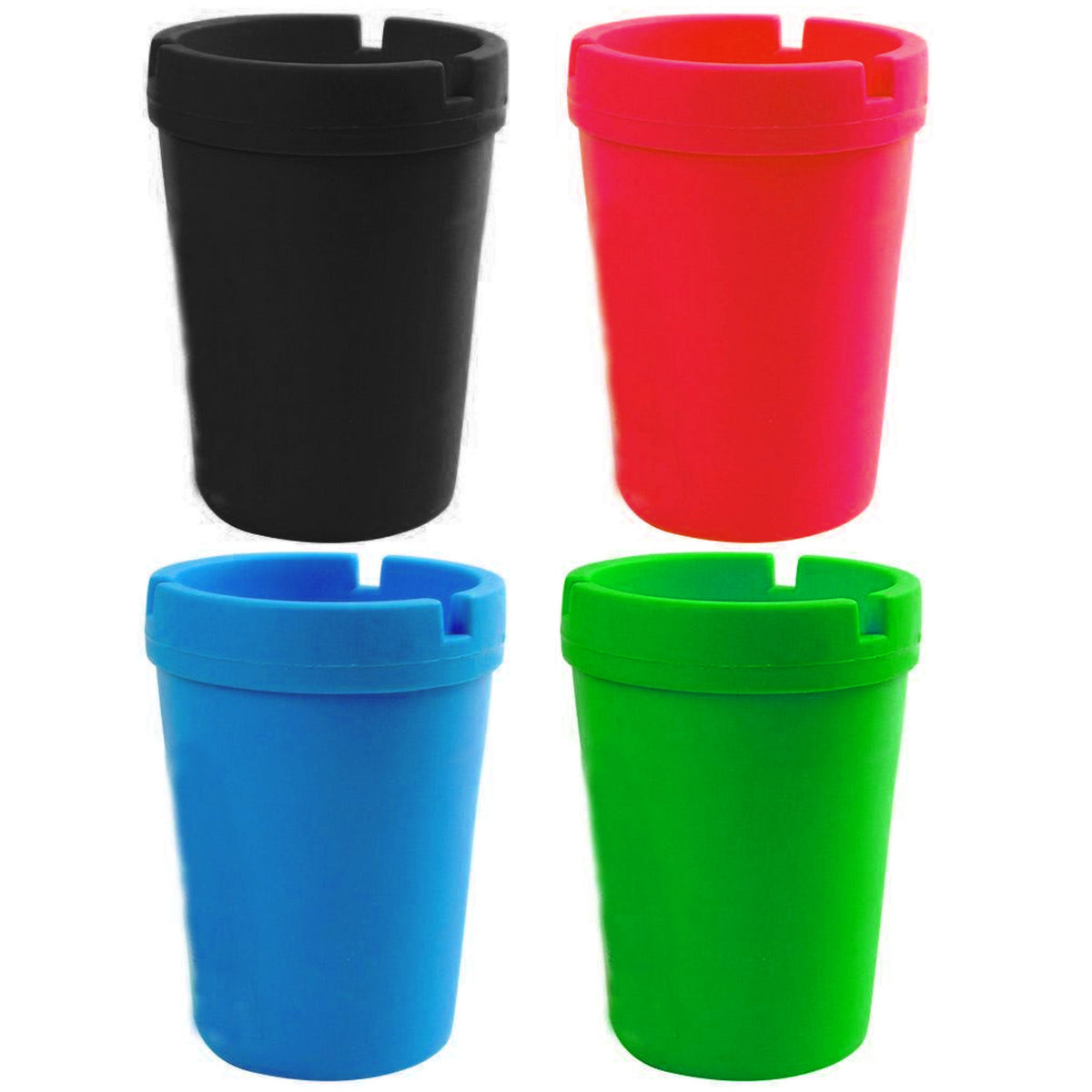 4 Ash Bucket Extinguish Car Cigarette Ashtray Butt Bucket Portable Smo ...